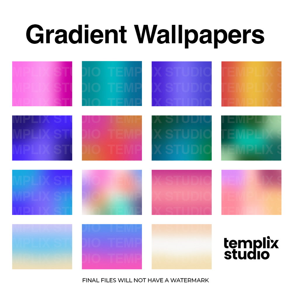 Gradient Wallpaper Pack– templix